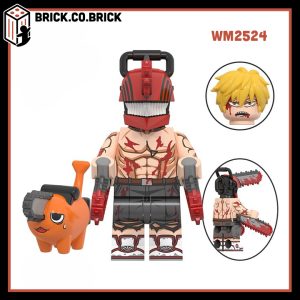 Đồ chơi Lắp ráp Chainsaw Man Denji Mini Figure Building WM6159 - Brick ...