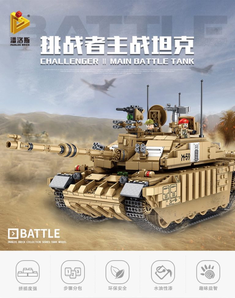 Mô hình Tank Challenger 2 Quân đội Anh Lắp ráp Xe Tăng Chiến Đấu Chủ ...